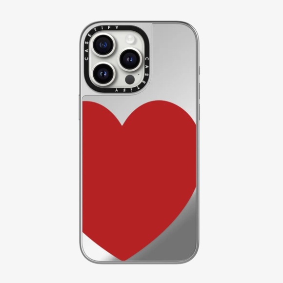 Casetify | Cell Phones & Accessories | Casetify Red Heart Mirror Case ...